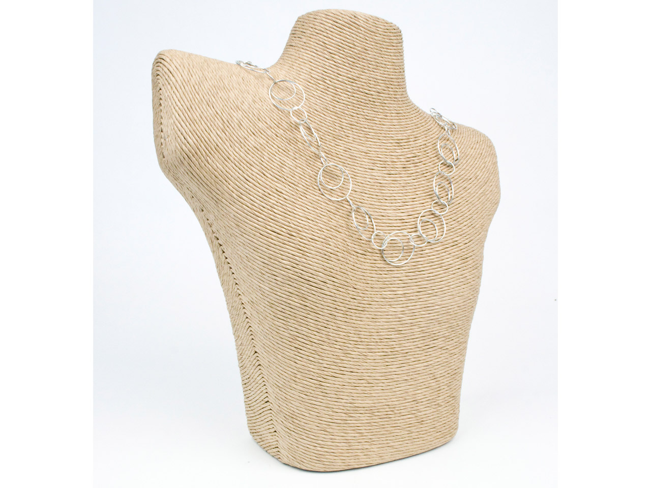 Sterling Silver 20.0mm Loose Round Multi Link Chain - cooksongold.com