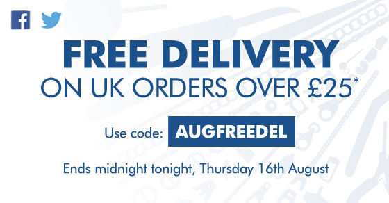 Free UK Delivery Social Offer - cooksongold.com